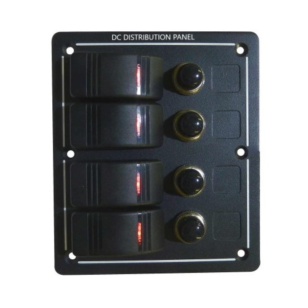 Panou electric 12V/24V(pentru exterior si interior) cu sigurante ...