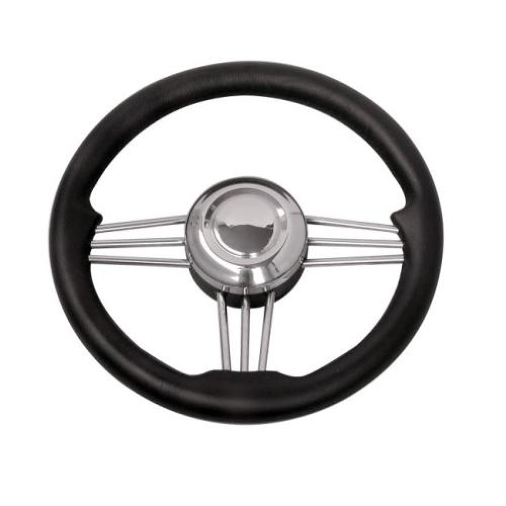 volan premium pentru ambarcatiuni, volan din inox imbracat in ...