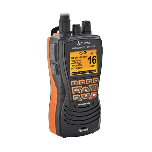 Statie VHF portabila Cobra Marine MR HH600 GPS BT EU, 6W