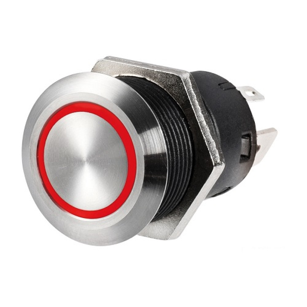 Buton intrerupator marin cu LED rosu