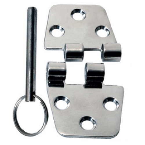 Balama inox detasabila cu pin 72X38.5mm si grosime de 2 mm