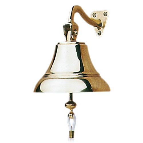 decor clopot din bronz polisat pentru ambarcatiuni sau home/deco