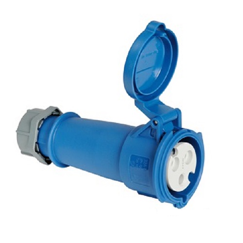 Stecher(mama) albastru 3 pini, 220V -Mennekes