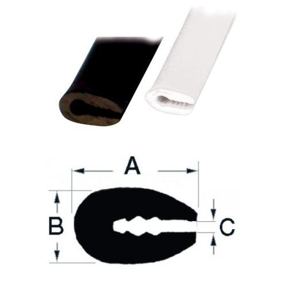 profil tip cheder din PVC pentru finisaj inchidere margini din fibra de ...