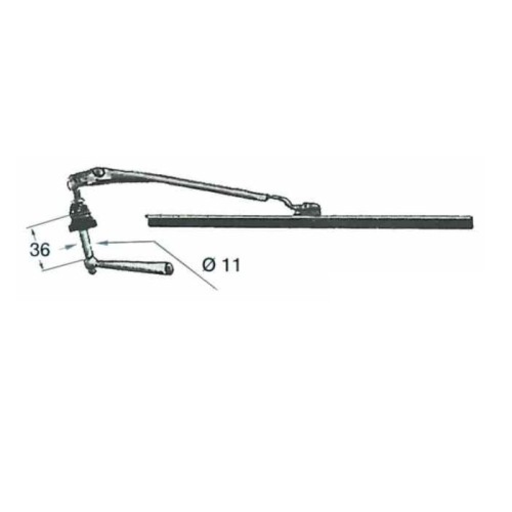 stergator manual parbriz barca cu motor